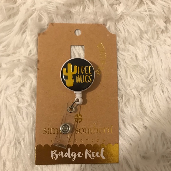 Simply Southern | Accessories | Nwt Simply Southern Free Hugs Badge ...